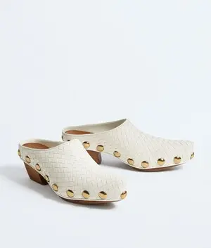 Bottega Veneta Gondola Clog - Alabaster