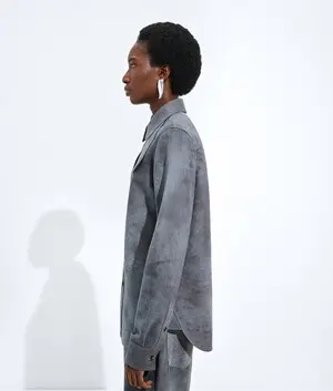 Bottega Veneta Cloudy Suede Shirt