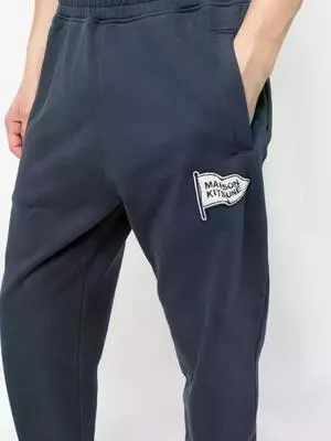 Maison Kitsuné Logo-patch Cotton Track Pants