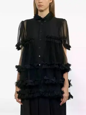 Noir Kei Ninomiya Tiered Ruffle Top