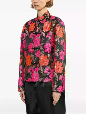 Comme Des Garçons Floral Print Jacket