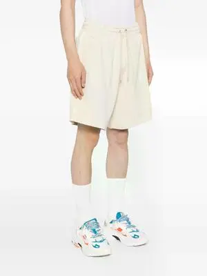 Maison Kitsuné Fox Head Cotton Track Shorts