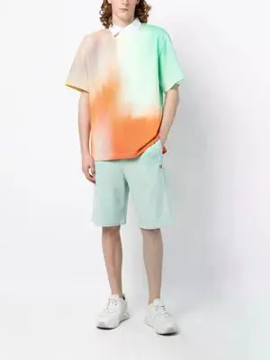 Maison Kitsuné Logo-patch Track Shorts - Green