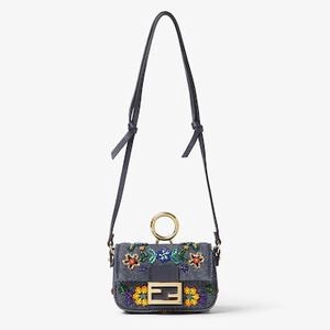 Fendi Nano Baguette Charm - Blue