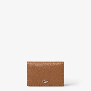 Fendi Selleria Card Case - Brown
