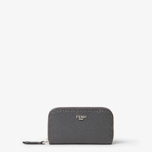 Fendi Selleria Zip-around Mini - Grey