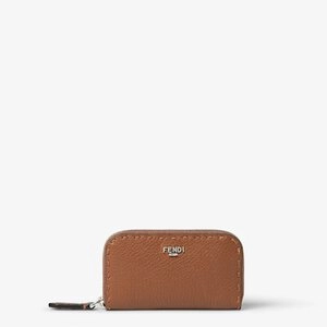 Fendi Selleria Zip-around Mini - Brown