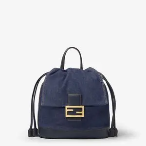 Fendi Ff Clasp Backpack - Blue