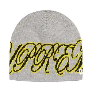 Supreme Supreme X New Era Cursive Beanie Grey