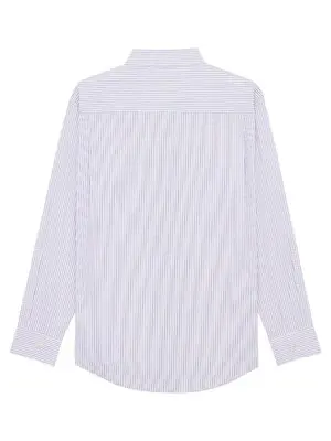 Saint Laurent Striped Cotton Poplin Cassandre Shirt