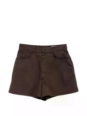 LEMAIRE Button Shorts - Brown