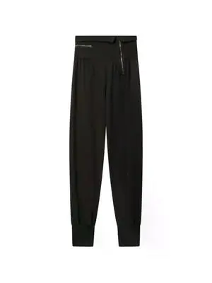 Isabel Marant Étoile Tydie Trousers With Zip Details - Black