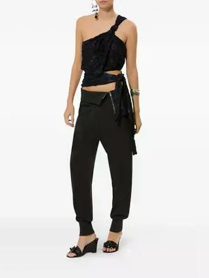 Isabel Marant Étoile Tydie Trousers With Zip Details - Black