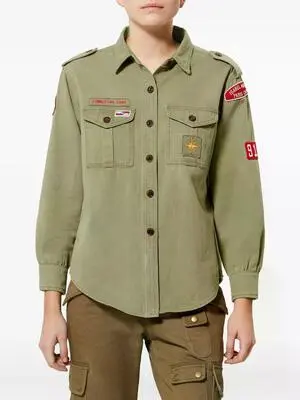Isabel Marant Étoile Umberta Button Flap Pocket Shirt - Green