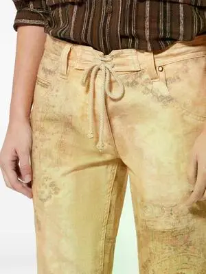Isabel Marant Étoile Abstract-pattern Trousers - Neutrals