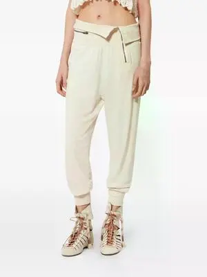 Isabel Marant Étoile Tydie Silk Tapered Pants - Neutrals