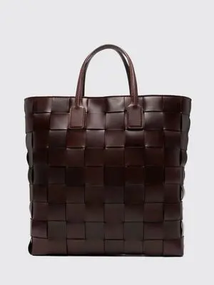 Dragon Diffusion Woven Leather Tote - Burnt