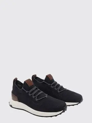 TOD'S Crochet Knit Sneakers - Blue