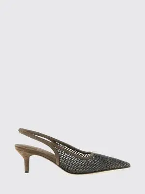 Brunello Cucinelli Slingback Pumps - Brown