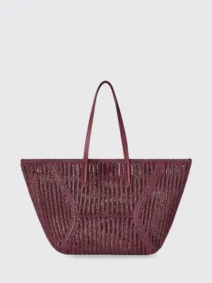Brunello Cucinelli Woven Tote - Red
