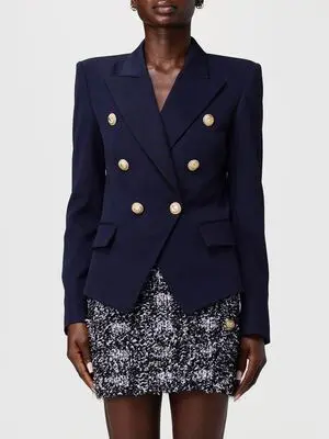 Balmain Double Breasted Jacket With Button Detail