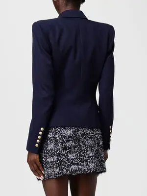 Balmain Double Breasted Jacket With Button Detail