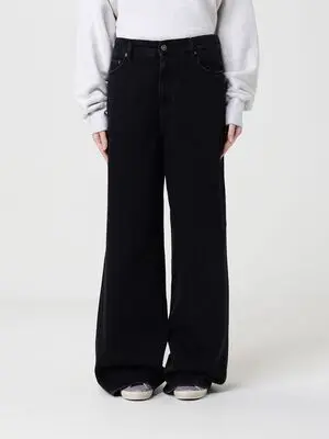 GOLDEN GOOSE Wide Leg Jeans - Black
