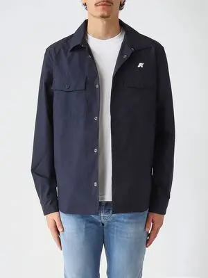 K-WAY Long Sleeve Utility Jacket - Blue