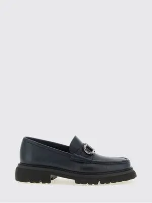 FERRAGAMO Loafers With Horsebit Detail - Blue