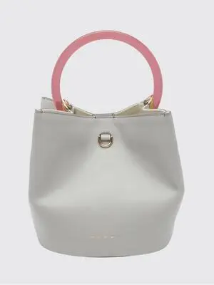 Marni Bucket Bag With Hoop Handle - Grey