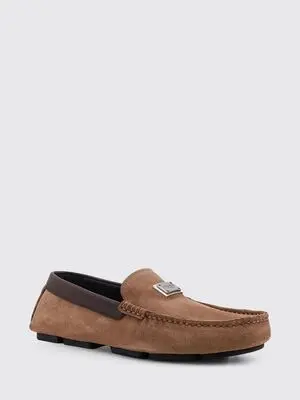 Dolce & Gabbana Suede Driver Loafers - Hazel
