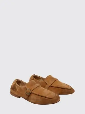 Marsèll Suede Loafers With Adjustable Strap - Brown
