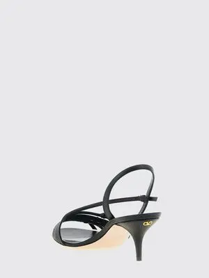 Valentino Garavani Nodine Leather Sandals - Black
