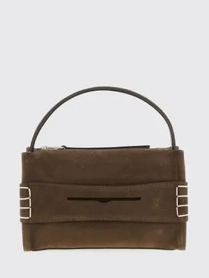 JW Anderson Loafer Suede Bag - Brown