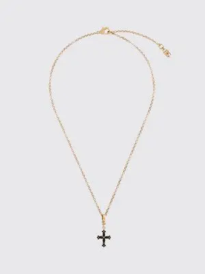 Dolce & Gabbana Cross Pendant Necklace - Brown