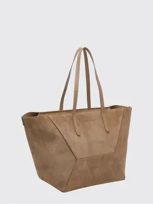 Brunello Cucinelli Suede Tote Bag - Sand