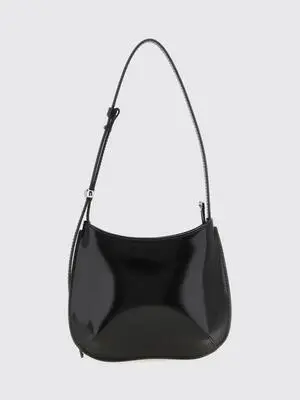 Jacquemus Le Petit Bisou Calf Leather Shoulder Bag - Black