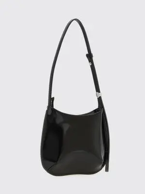 Jacquemus Le Petit Bisou Calf Leather Shoulder Bag - Black