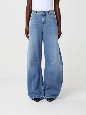 Dolce & Gabbana Baggy Cotton Denim Jeans - Gnawed Blue