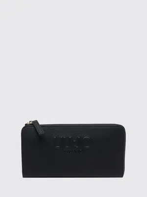 Liu Jo Saffiano Faux Leather Wallet - Black