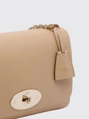 Mulberry Chain Strap Crossbody Bag - Beige
