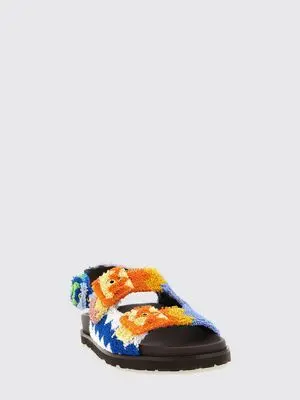 Missoni Zigzag Cotton Terry Slingback Sandals - Multicolor