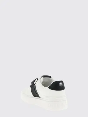 Balmain Leather Low Top Sneakers