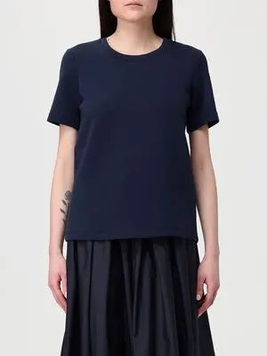 Max Mara Cotton Blend Crewneck T-shirt