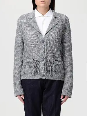 KANGRA Kangra Cotton Blend Blazer Cardigan Blue