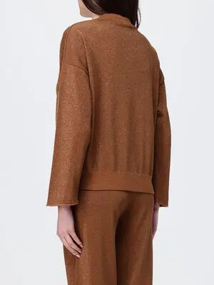 KANGRA Cotton Blend Zip Sweatshirt - Brown