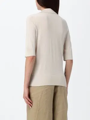 KANGRA Silk And Cashmere Knit Polo Shirt - Beige