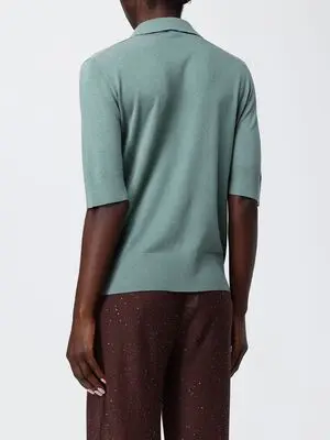 KANGRA Silk And Cashmere Knit Polo Shirt - Mint
