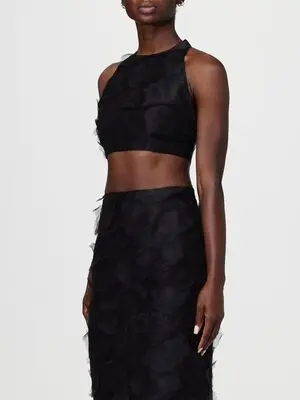 Max Mara Fumetto Silk Crop Top