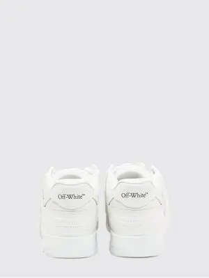 Off-White Leather And Recycled Polyester "out Of Office" Sneakers - White